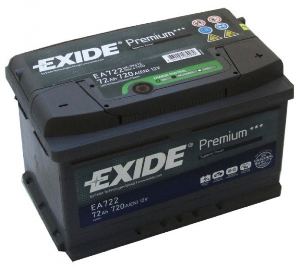 EXIDE Akumuliatorius 72 Ah 720 A EN 12V - Trafic.lt